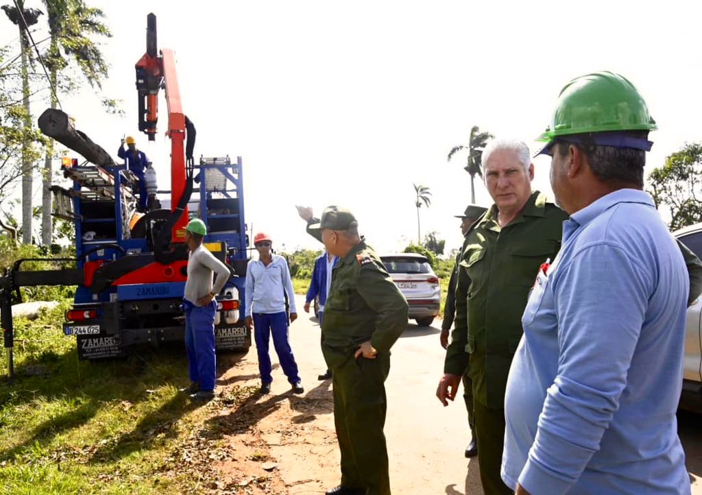 Díaz-Canel: «No nos detendremos hasta recuperarnos totalmente» - CMHW
